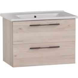 Schildmeyer Waschtisch &raquo;Maxim, Sandeiche&laquo; 2 Stk. tlg. Made in Germany beige B/H/T: 65cm x 53,8cm x 45,5cm