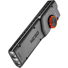 NEBO LED Taschenlampe &raquo; EDGE 2K&laquo; Taschenlampe inkl. Ladekabel grau Aluminium Einheitsgr&ouml;&szlig;e