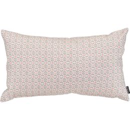 HOCK Dekokissen &raquo;Yuri&laquo; mit farbigen Mustermix, Kissenh&uuml;lle mit F&uuml;llung, 1 St&uuml;ck beige Polyester B/L: 30cm x 50cm, 1 Stk.