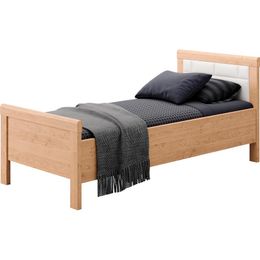 Priess Einzelbett &raquo;Arnsberg&laquo; Komforth&ouml;he mit gepolstertem Kopfteil braun Liegefl&auml;che L&auml;nge B: 200cm x 100cm, H&ouml;he Bettseite: 49cm, ohne Matratze