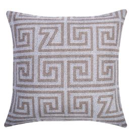 ZOEPPRITZ1828 Dekokissen &raquo;Legacy&laquo; Kissenh&uuml;lle aus Cashmere-Wollmischung mit M&auml;&auml;nder Design beige Kaschmir, Wolle B/L: 45cm x 45cm, 1 Stk.