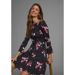 Laura Scott Damen Jerseykleid festliche Anl&auml;sse, langes Kleid, elegant, aus Viskosemischung schwarz 38, N-Gr