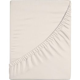 bellana Spannbettlaken &raquo;bellana coolTouch&laquo; mit k&uuml;hlendem Klimagarn wei&szlig; Jersey-Elasthan, Obermaterial: 49% Baumwolle, 36% Polyester, 12% Lyocell, 3% 
