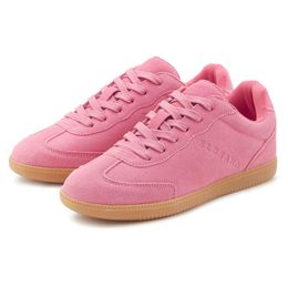 ELBSAND Herren Sneaker &raquo;Freizeitschuh, Ledersneaker, Schn&uuml;rschuh&laquo; Retro Sneaker, Lederschuh, Schn&uuml;rhalbschuh aus Leder Unisex pink 45