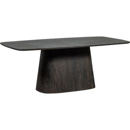 Woood Esstisch &raquo;Leah MDF mit Schutzlackierung und robusten Standbeinen 200x105x76 cm&laquo; Tragkraft 150 kg, Royale Tischfl&auml;che, einfach zu montierbar 