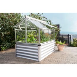 Vitavia Hochbeet &raquo;Paris&laquo; BxTxH: 83x122x135 cm, ESG silber B/H/T: 83,1cm x 135,1cm x 121,7cm