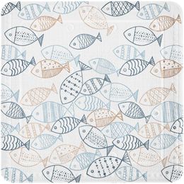 Kleine Wolke Duscheinlage &raquo;Sardinas&laquo; wei&szlig; B/L: 55cm x 55cm Duscheinlage