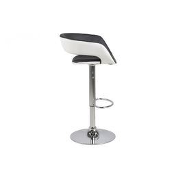 ACTONA GROUP Barhocker &raquo;Grace&laquo; (Set, 2 St) Kunstleder, H&ouml;henverstellbar, Armlehne schwarz-wei&szlig; B/H/T: 54,5cm x 104cm x 48,5cm, Luxus-Microfaser, PU-