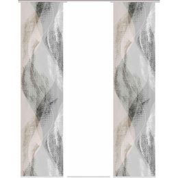 Home Wohnideen Schiebegardine &raquo;TORRE&laquo; Paneelwagen 1 Stk. tlg. DIGITALDRUCK grau Polyester 245cm, Paneelwagen, 60cm