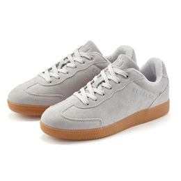 ELBSAND Damen Sneaker &raquo;Freizeitschuh, Schn&uuml;rschuh, Turnschuh, Retro Sneaker, Lederschuh&laquo; Ledersneaker, Schn&uuml;rhalbschuh aus Leder im modernen Retro 