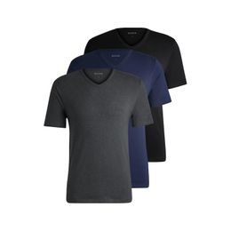 BOSS Herren BOSS V-Shirt &raquo;T-Shirt VN 3P CO&laquo; Packung blau XXL (56)