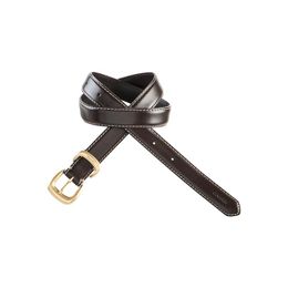 Calvin Klein Damen Lederg&uuml;rtel &raquo;2PIECE LOGO 25MM&laquo; Metallschlie&szlig;e, Gr&ouml;&szlig;enverstellbar braun 75