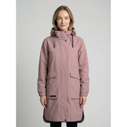 Icepeak Damen Funktionsmantel &raquo;Icepeak AALAN&laquo; wasserabweisend, winddicht, atmungsaktiv, aus Baumwolle und Polyamid rosa 44