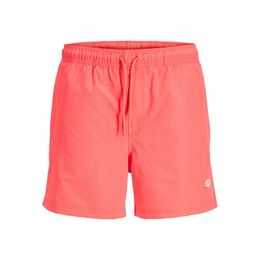 Jack & Jones PlusSize Jack & Jones Plussize Herren Jack & Jones PlusSize Badeshorts &raquo;JPSTMAUI TROPIC SOLID SWIM SHORTS PLS&laquo; Kunstfaser, mit elastischem Bund pink 44, N-Gr