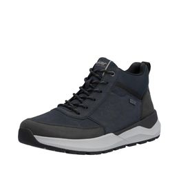 Rieker Herren Schn&uuml;rboots Winterboots, High Top Sneaker, Outdoorboots mit TEX-Membrane blau 44