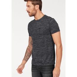 Bruno Banani Herren T-Shirt Kurzarm, Slim Fit, unifarben, Rundhalsausschnitt schwarz M (48/50)