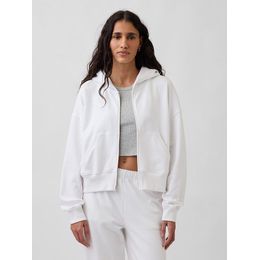 GAP Sweatjacke in Wei&szlig; - 64% | Gr&ouml;&szlig;e L | Damen-sweatshirts-jacken