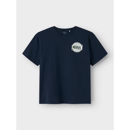 name it Kinder Kurzarmshirt &raquo;NKMMAJOR MARVEL NREG SS TOP MAR&laquo; blau 134 (140)