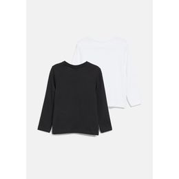 s.Oliver Junior Jungen s.Oliver Junior Langarmshirt 2 2er Pack Shirt / f&uuml;r Boys / Rundhals 116