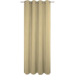 WIRTH Vorhang &raquo;Westport&laquo; &Ouml;sen 1 Stk. tlg. beige Jacquard, Polyester 145cm, &Ouml;sen, 132cm