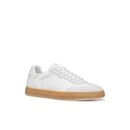 Geox Herren Sneaker &raquo;U BALTMOORE&laquo; Halbschuh, Freizeitschuh, Schn&uuml;rer im Monochrome Look wei&szlig; 40