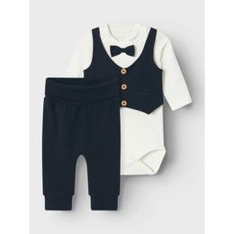 name it Jungen Body &raquo;NBMADAM LS BODY SET NOOS&laquo; Set, 2 blau 86, N-Gr