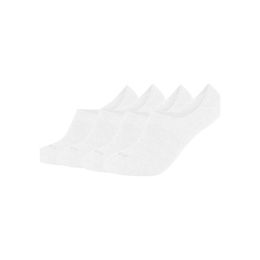 JOOP! Damen JOOP! F&uuml;&szlig;linge &raquo;Premium essentials&laquo; 4 Paar tlg. mit verst&auml;rkter Ferse und Spitze wei&szlig; 35-38