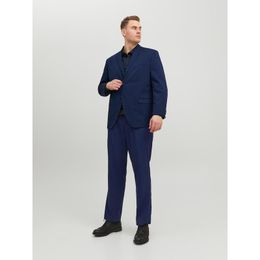 Jack & Jones PlusSize Jack & Jones Plussize Herren Jack & Jones PlusSize Anzug &raquo;JPRFRANCO SUIT NOOS PLS&laquo; 2 tlg. slim fit aus Polyester, Viskose und Elasthan, Slim Fit 