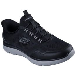 Skechers Herren Slip-On Sneaker &raquo;SUMMITS&laquo; Freizeitschuh, Schn&uuml;rschuh mit Memory Foam schwarz 40