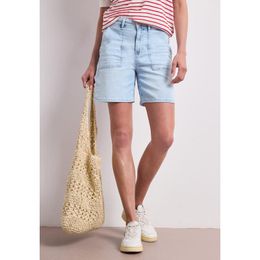 Street One Damen Street One Shorts &raquo;Style Lea&laquo; Sommer-Jeans-Shorts mit Stretch blau 31, N-Gr