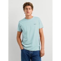 Pepe Jeans Herren T-Shirt &raquo;ORIGINAL BASIC 3N&laquo; Rundhals mit kleinem Logodruck XXL