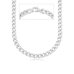 Firetti Herren Edelstahlkette &raquo;Schmuck Geschenk Halskette Panzerkette&laquo; silber 55, Edelstahl, L: 45 50 55 60 B: 6mm