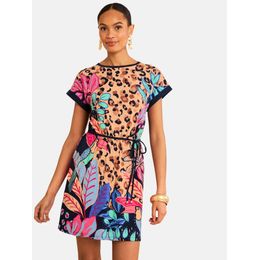 Love & Roses Kleid Damen Gr&ouml;&szlig;e 44 bunt Sommerkleid