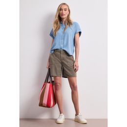 Street One Damen Street One Shorts Sommershorts mit Stretch gr&uuml;n 34, N-Gr