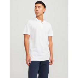 Jack & Jones Jack & Jones Herren Poloshirt &raquo;BASIC POLO&laquo; Baumwolle, slim fit wei&szlig; XL