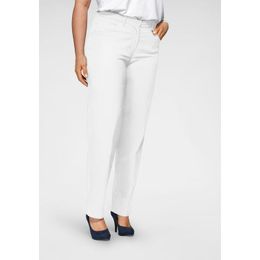 KjBRAND Damen KjBRAND Stretch-Hose &raquo;Babsie Bengaline: Bequemer Oberschenkel&laquo; aus Stretch-Material wei&szlig; 56, N-Gr