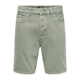 Only & Sons Only & Sons Herren ONLY & SONS Shorts &raquo;ONSEDGE GREEN 7979 TAI DNM SHORTS NOOS&laquo; M, N-Gr