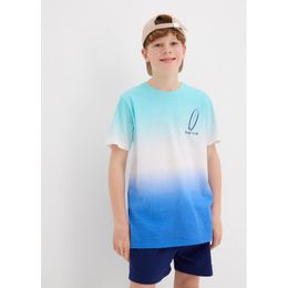bonprix Jungen bonprix T-Shirt aus hautfreundlicher Baumwolle, Regular Fit, Kurzarm-Design 152/158