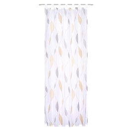 Home Wohnideen Vorhang &raquo;PAOLO&laquo; Schlaufen 1 Stk. tlg. Schlaufenschal PAOLO bedruckt gelb Voile, Polyester 245cm, Schlaufen, 140cm