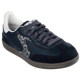Skechers Damen Sneaker &raquo;HOTSHOT-SHIMMERING SPOTS&laquo; Retro Sneaker, Schn&uuml;rschuh mit glitzerndem Animal-Einsatz schwarz-wei&szlig; 41
