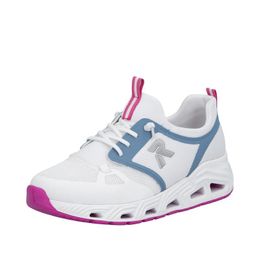 Rieker Damen Slip-On Sneaker Schlupfschuh, Freizeitschuh, Schn&uuml;rschuh mit Gummizug 40