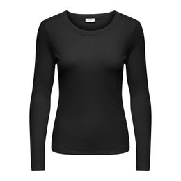 Jacqueline de Yong Jdy Damen JDY Langarmshirt &raquo;JDYLUCKY LS O NECK NEW TOP JRS NOOS&laquo; Baumwollmischung, regular fit schwarz XXL