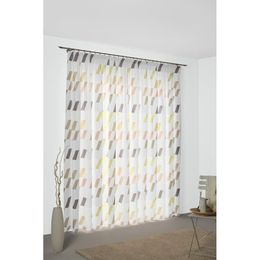WIRTH Vorhang &raquo;Bray&laquo; Multifunktionsband 1 Stk. tlg. gr&uuml;n Jacquard, Baumwolle, Polyester 145cm, Multifunktionsband, 132cm