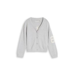 Tom Tailor Kinder Tom Tailor Strickjacke mit V-Ausschnitt und Knopfleiste 128