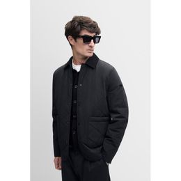 Cinque Herren Steppjacke &raquo;CISPARK&laquo; Slim Fit, leicht wattiert, Druckknopf‐Verschluss schwarz XL