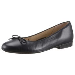 Ara Damen Ballerina &raquo;SARDINIA&laquo; Loafer, Festtagsschuh, Business Schuh mit Schleife blau 8 (42)
