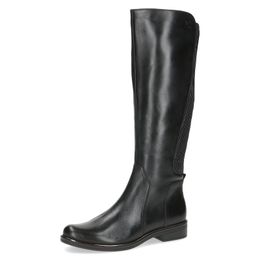 Caprice Damen Stiefel , Blockabsatz, Langsch&auml;fter, Businessstiefel in bequemer Weite schwarz 40,5, Normalschaft