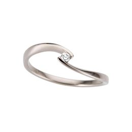 Firetti Damen Goldring &raquo;Schmuck Geschenk Gold 333 Damenring Verlobungsring Goldring Solit&auml;r&laquo; mit Brillant wei&szlig; 16, 0,04 P2 = erkennbare Einschl&uuml;sse, 