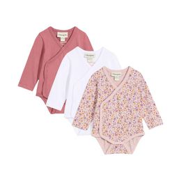 bonprix Baby bonprix Body Packung, im Wickelschnitt mit Druckkn&ouml;pfen, reine Baumwolle bunt 56/62, N-Gr