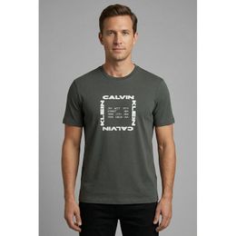 Calvin Klein Jeans Herren T-Shirt Regular fit mit Rundhalsausschnitt S
